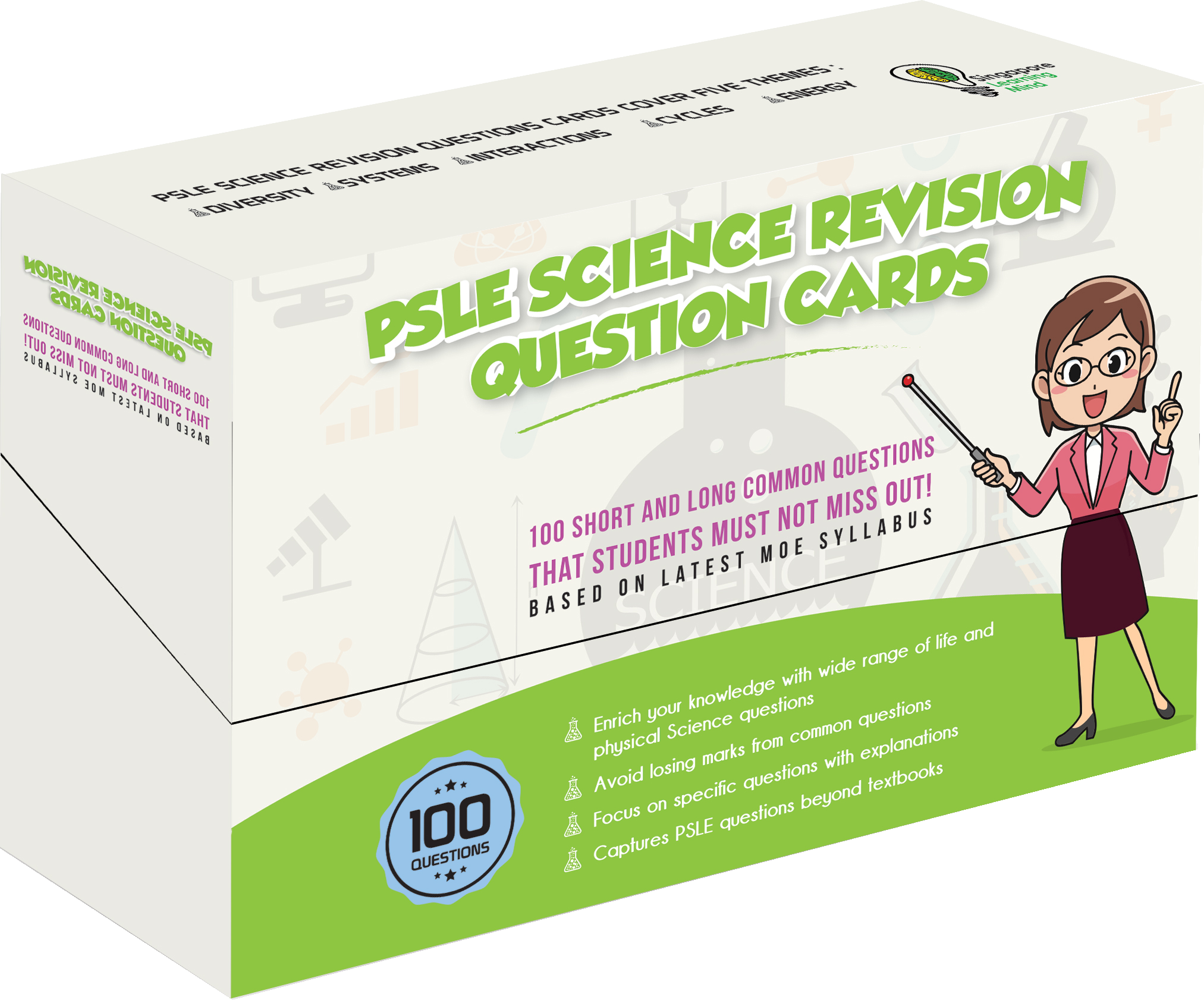 PSLE 100 Science Revision Question Cards – Singapore Learning Mind