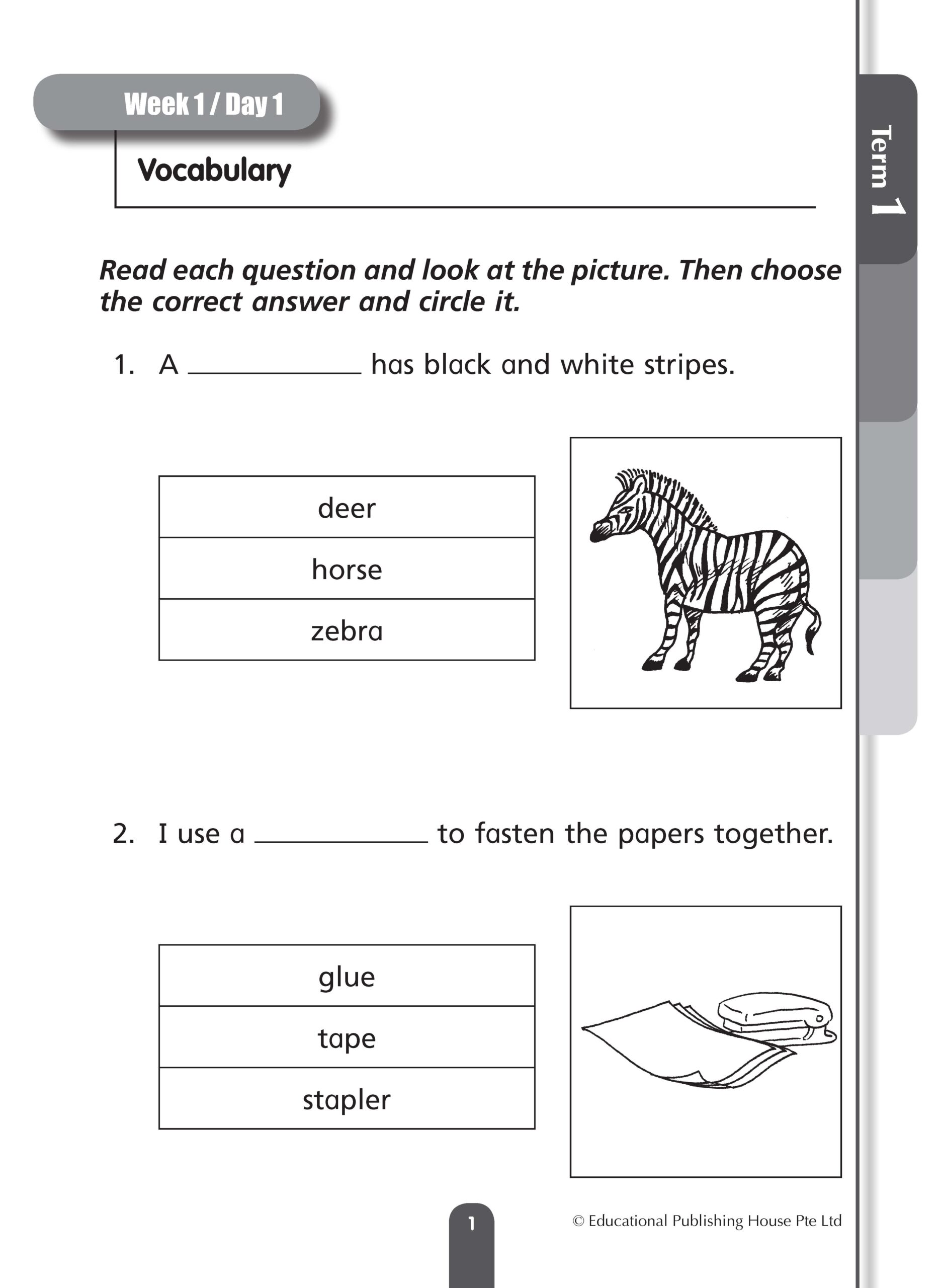 P1 Daily Dose of English – Singapore Learning Mind