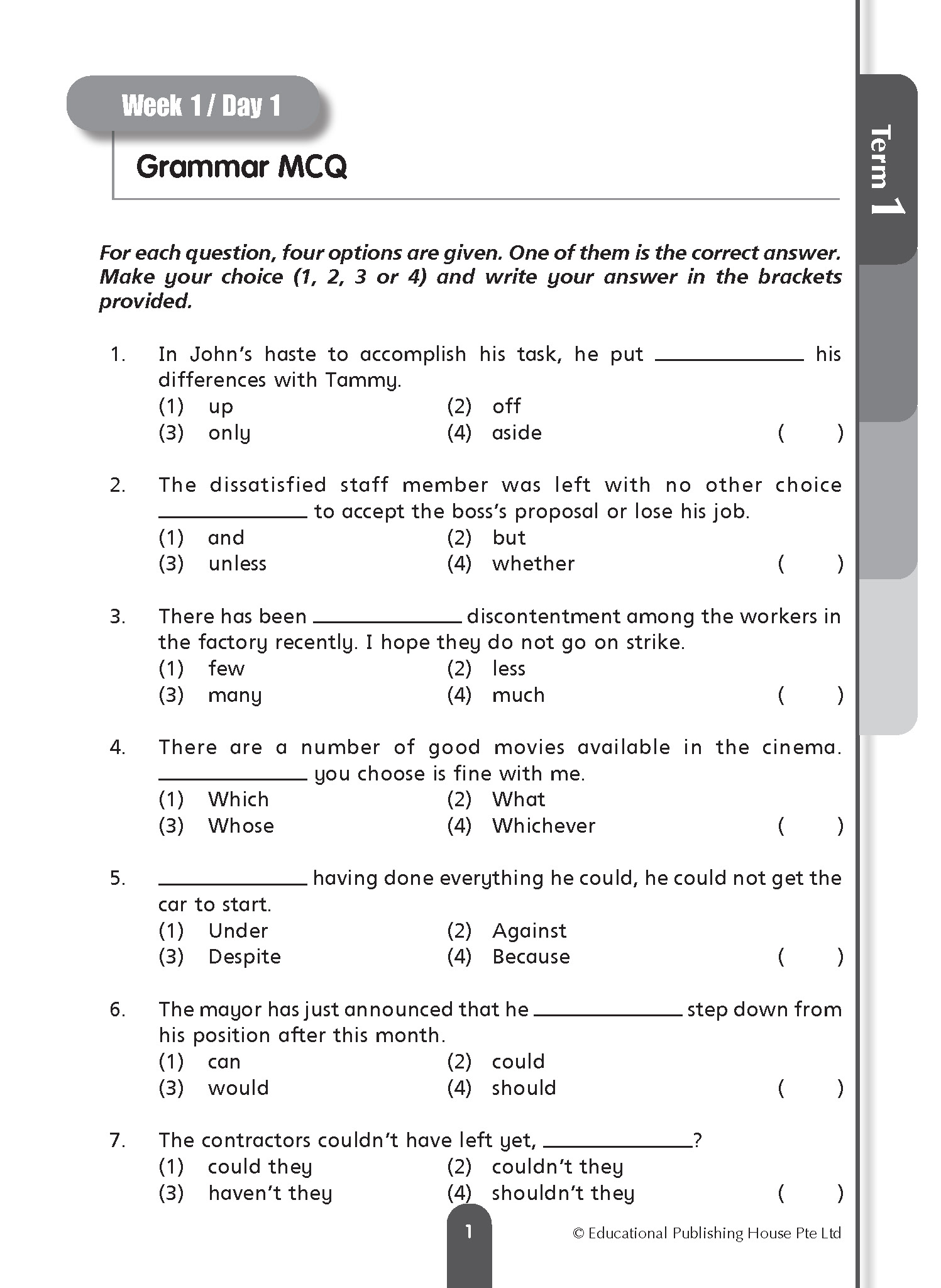 P6 Daily Dose of English – Singapore Learning Mind