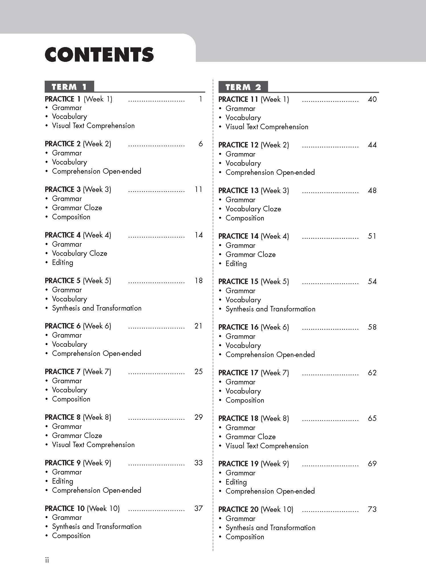 P4 English Weekly Revision – Singapore Learning Mind