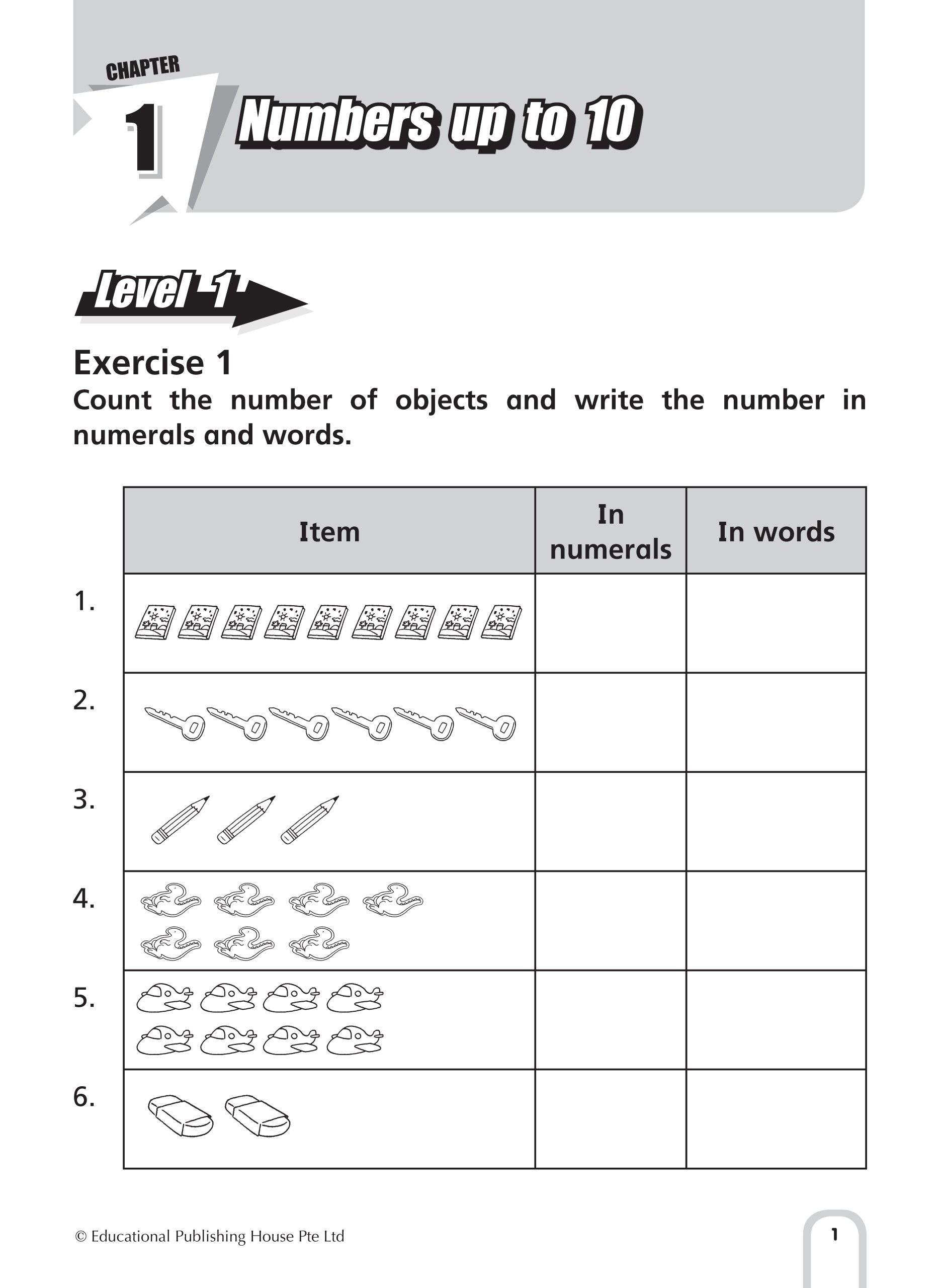 P1 Intensive Maths Drills – Singapore Learning Mind