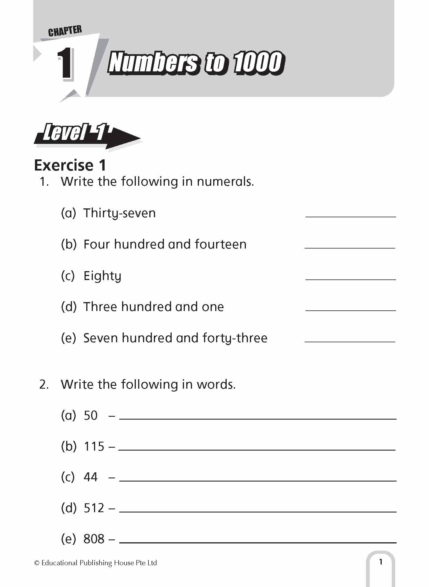 P2 Intensive Maths Drills – Singapore Learning Mind