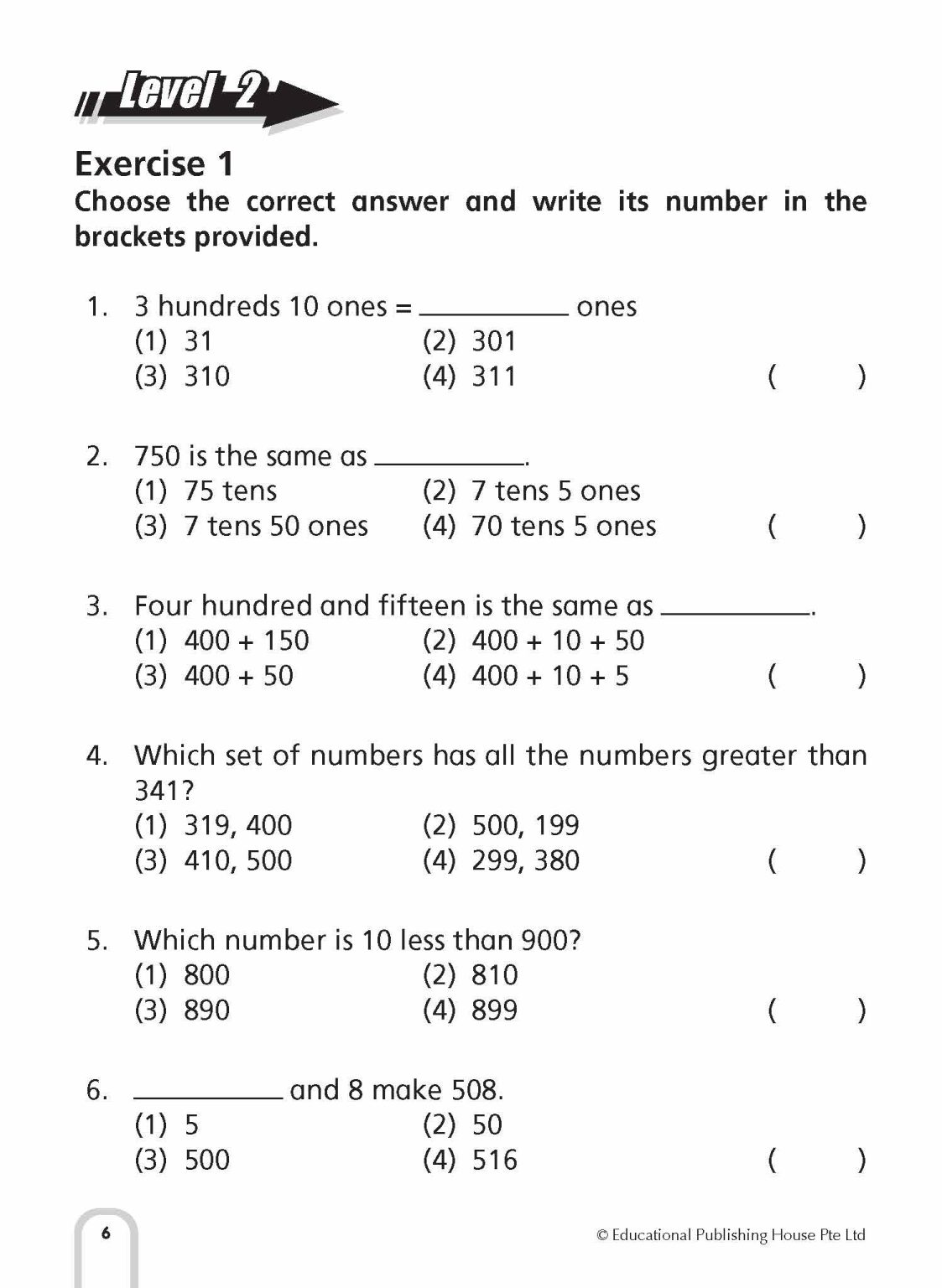 P2 Intensive Maths Drills – Singapore Learning Mind