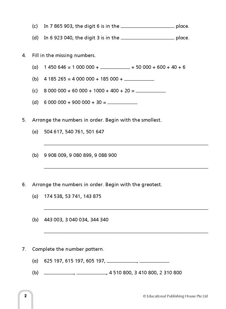 P5 Intensive Maths Drills – Singapore Learning Mind