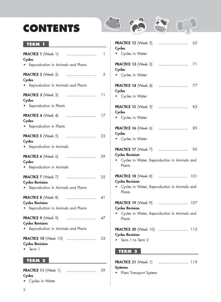 P5 Science Weekly Revision – Singapore Learning Mind