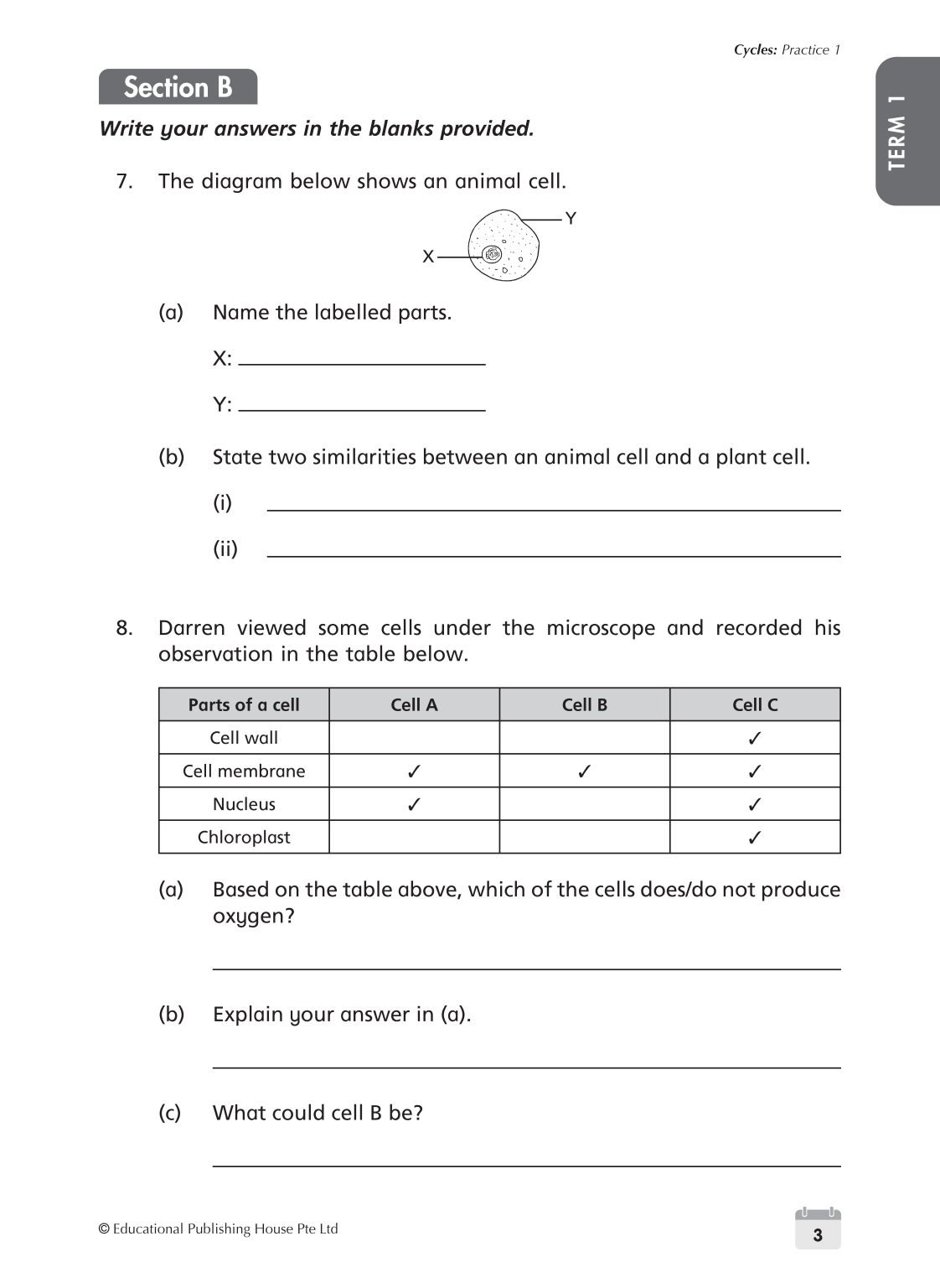 P5 Science Weekly Revision – Singapore Learning Mind