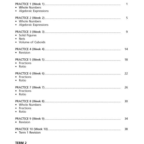 P6 Maths Weekly Revision – Singapore Learning Mind
