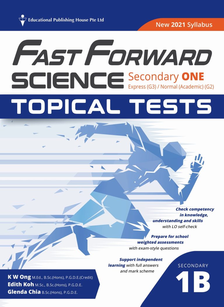 S1B/G3 Science Fast Forward Topical Tests – Singapore Learning Mind