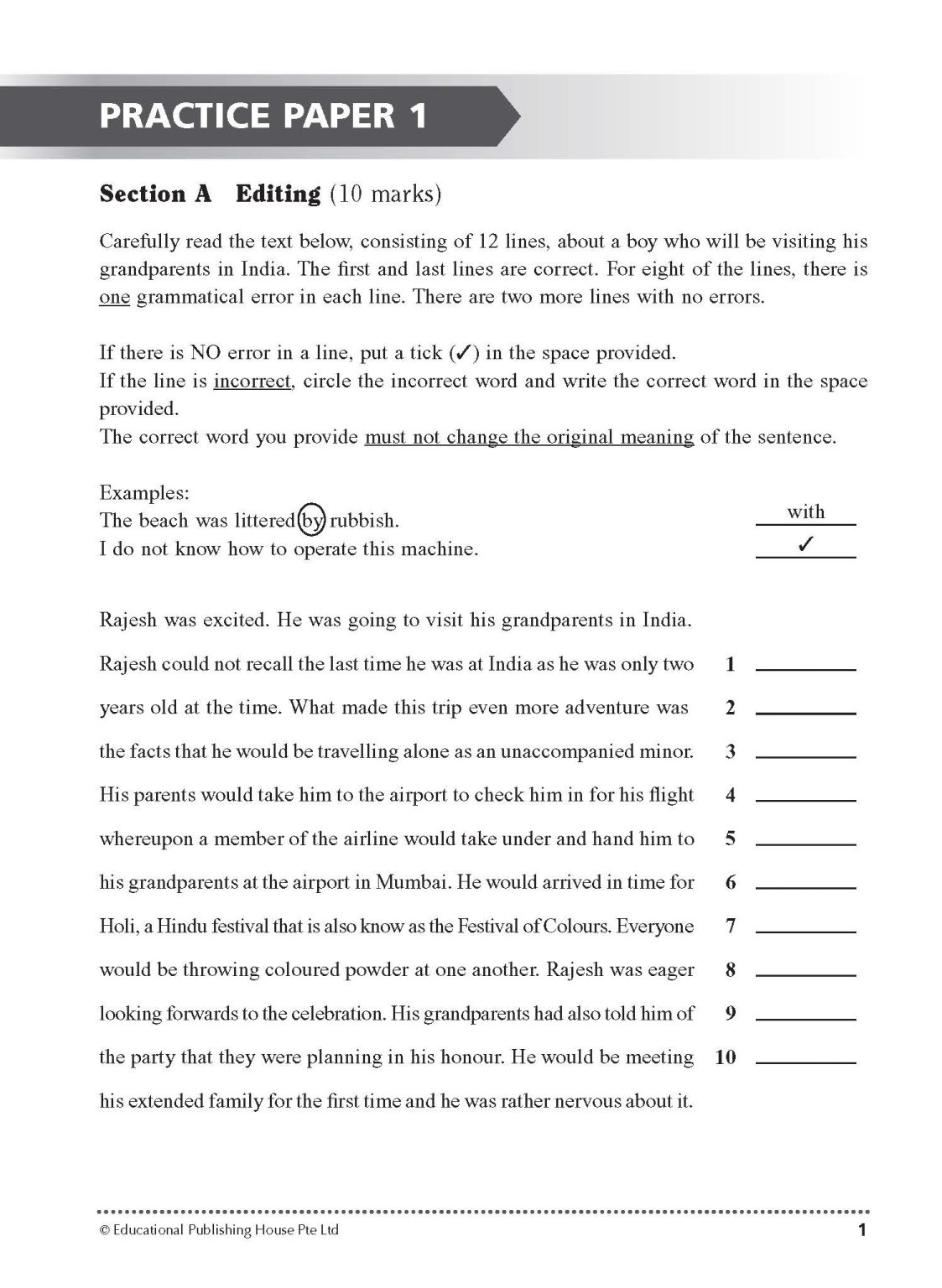 S2 Express English Paper 1 Practice – Singapore Learning Mind